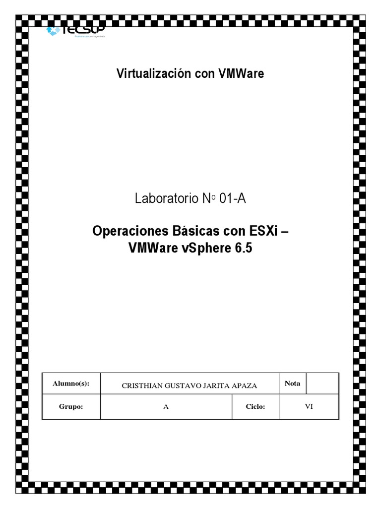 LAB01A - VMware - Operaciones Básicas Con VMWare | PDF | V Mware | Software del sistema