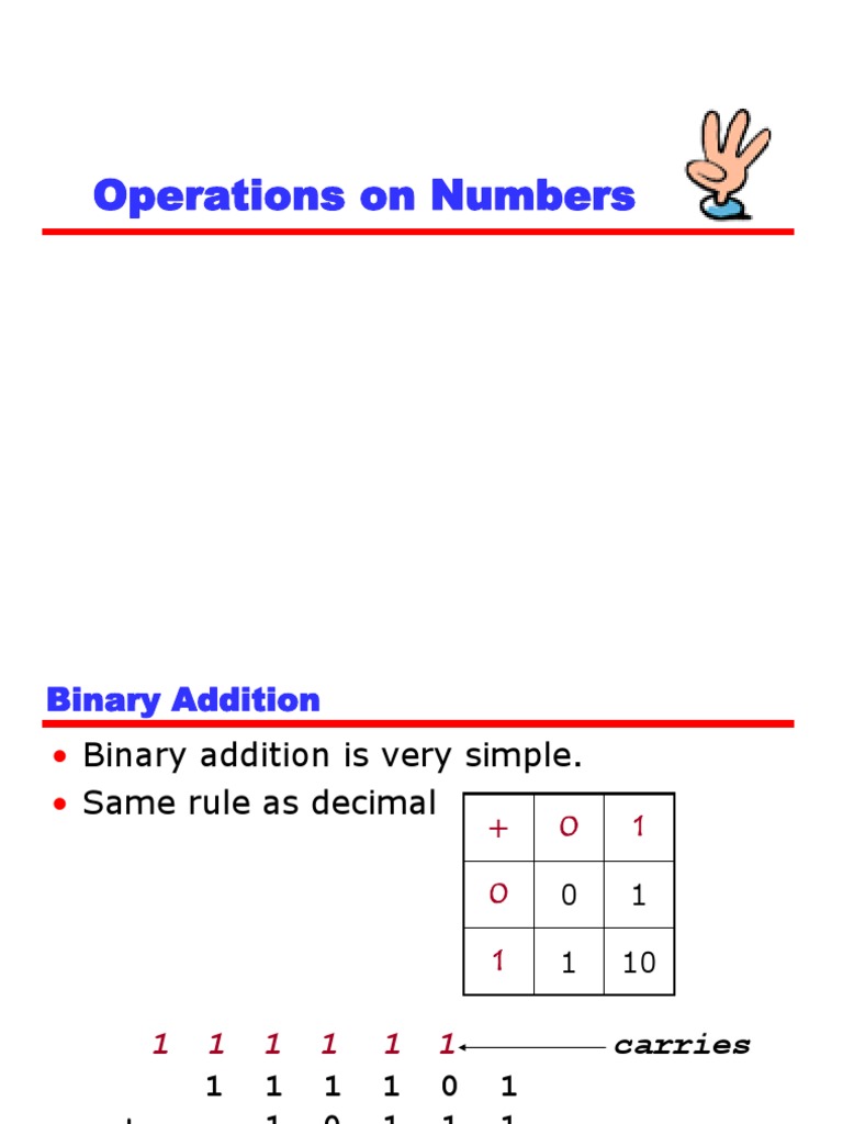 Operations On Numbers | PDF | Binary Coded Decimal | Mathematics
