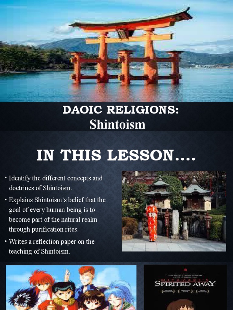 Daoic Religions:: Shintoism | PDF | Shinto | Religious Faiths