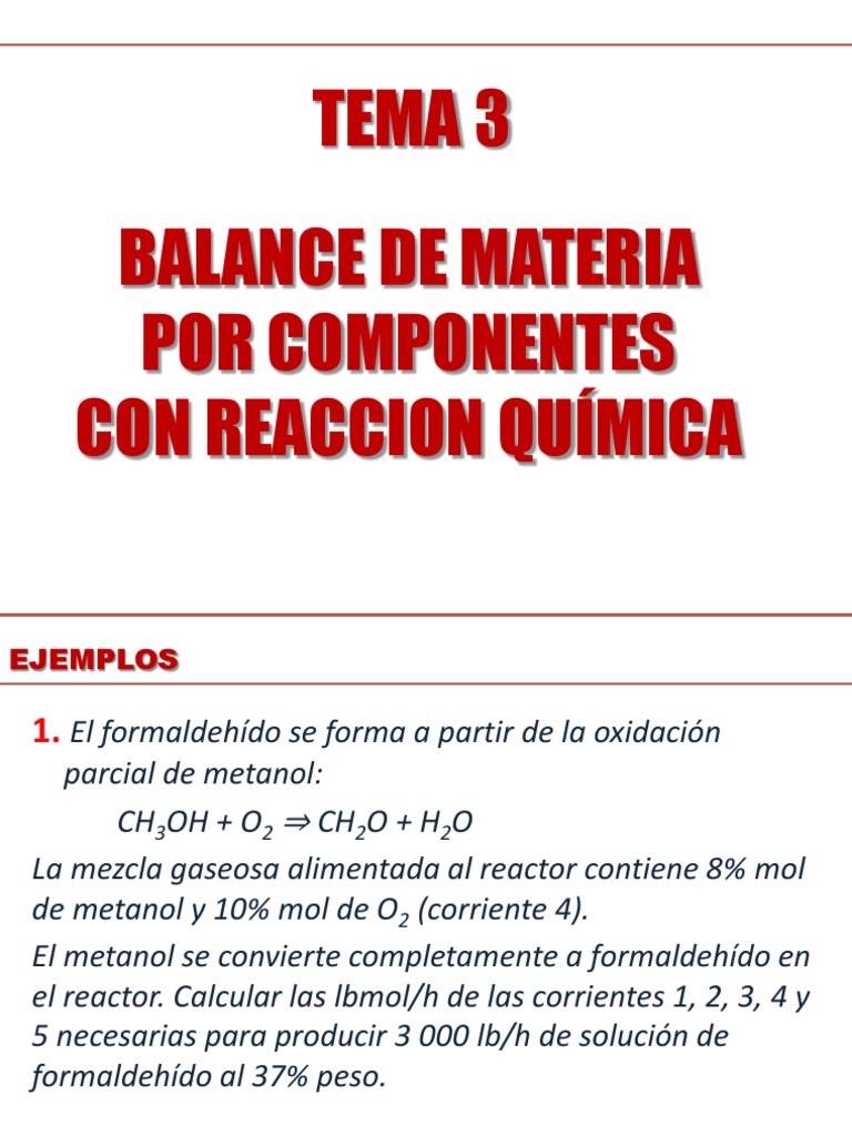 Tema3 Ejemplos | PDF | Agua | Dióxido de carbono