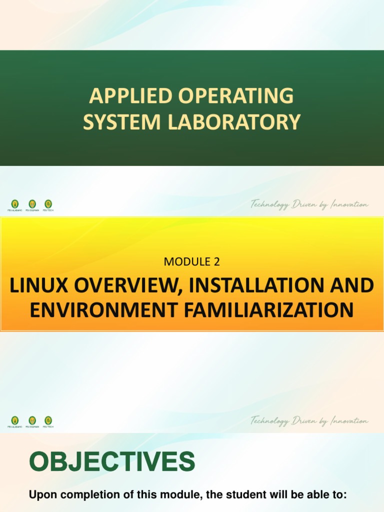 Module 2 - Linux Installation and Environment Familiarization | PDF | Linux | Operating System