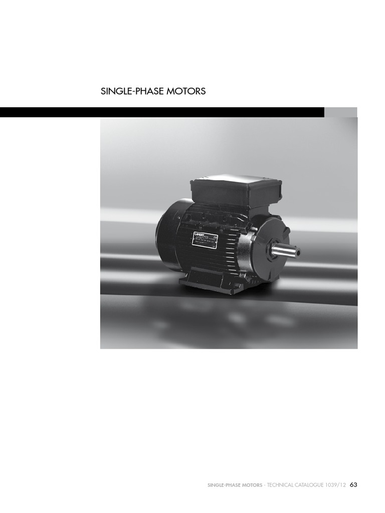 AEG AC Motor AMME 80Z BA2 | PDF | Electric Motor | Capacitor