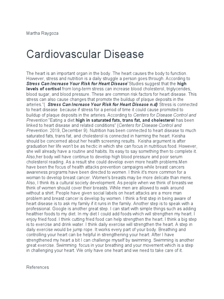 Case Study 2 Cardiovascular Disease 1 | PDF | Cardiovascular Diseases | Fat
