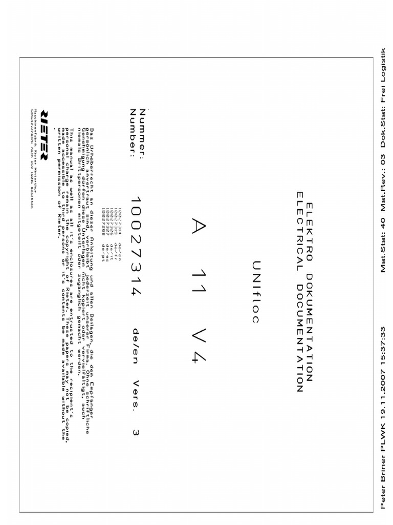 Schema A11 V4 de en | PDF