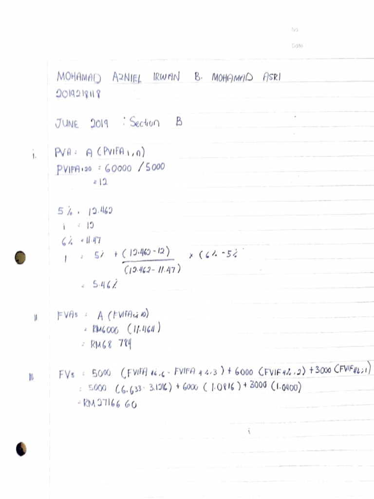 Assignments Fin242 | PDF