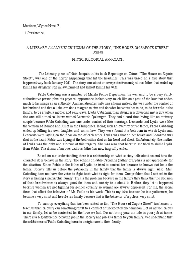 Tragedy of Jealousy: The Cabading Family | PDF | Patriarchy