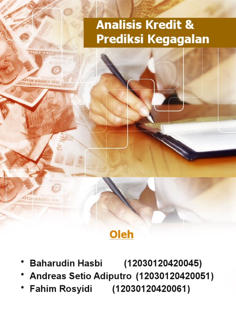 Analisis Kredit & Prediksi Kegagalan | PDF | Pengelolaan Keuangan & Uang