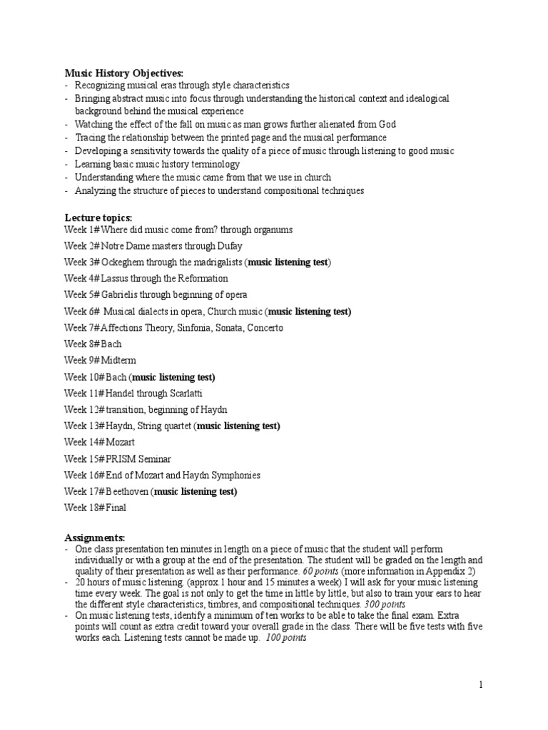 Music Through the Ages: A Comprehensive Overview of Musical Eras ...