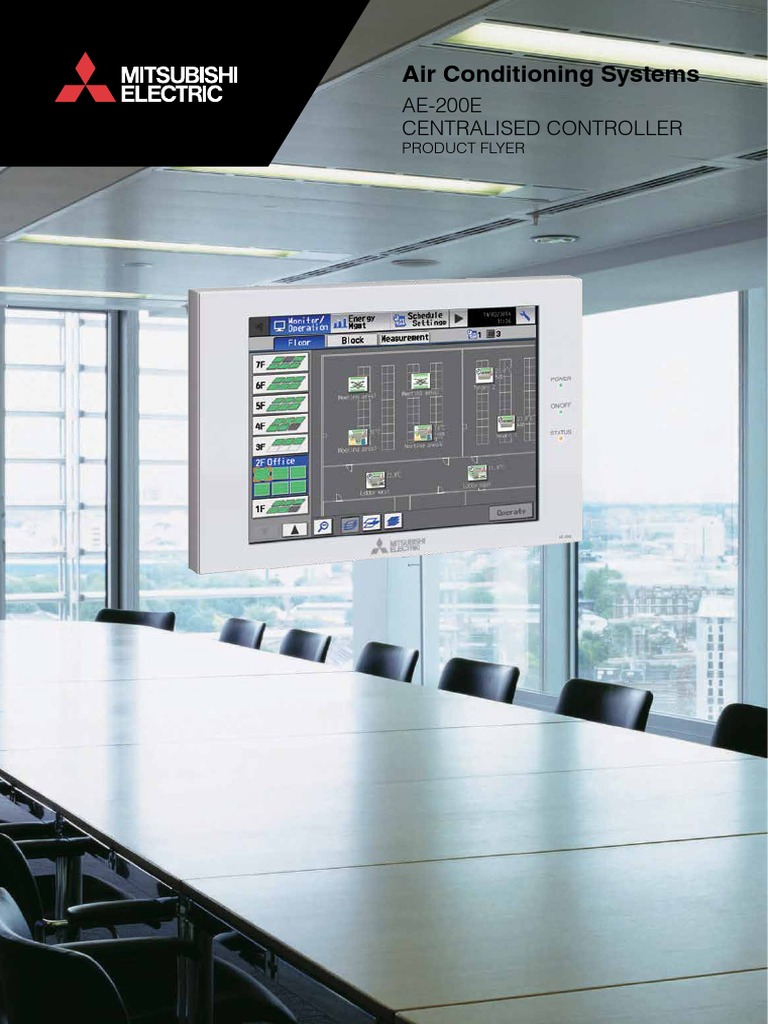 Air Conditioning Systems: AE-200E Centralised Controller | PDF | Air ...