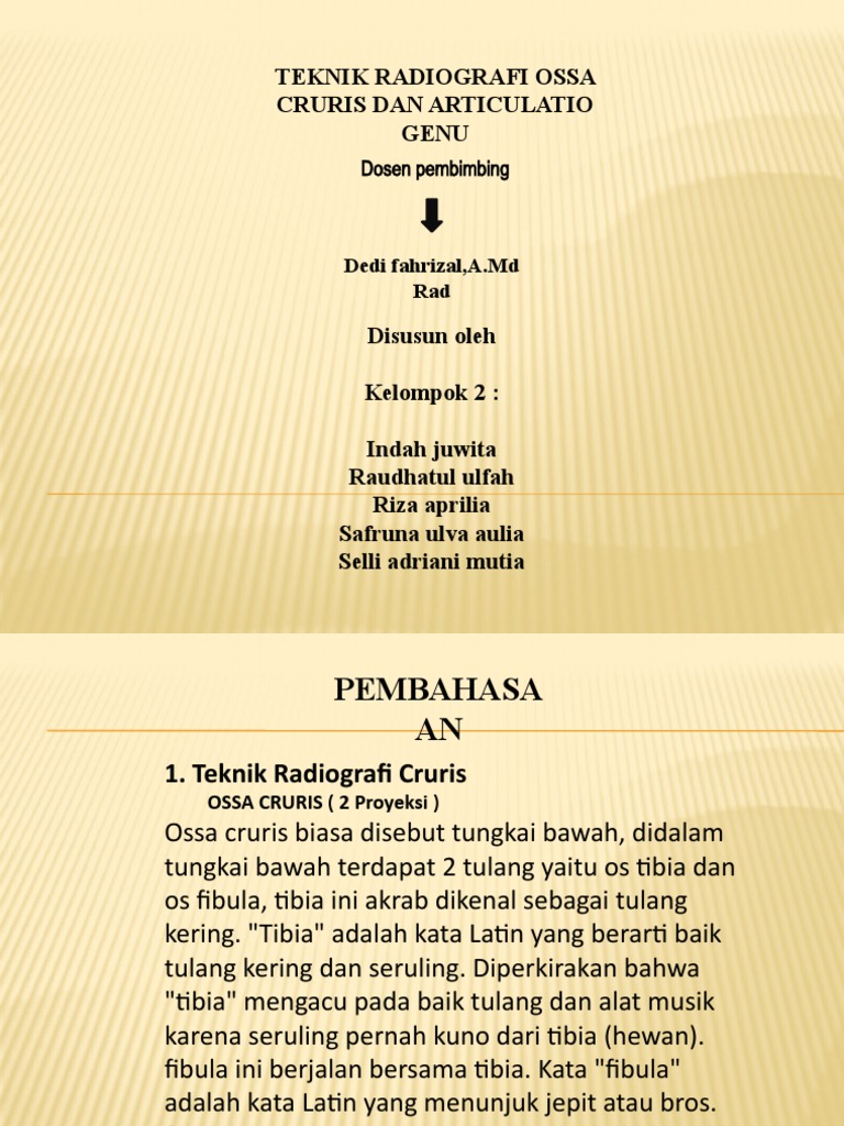 Teknik Radiografi | PDF