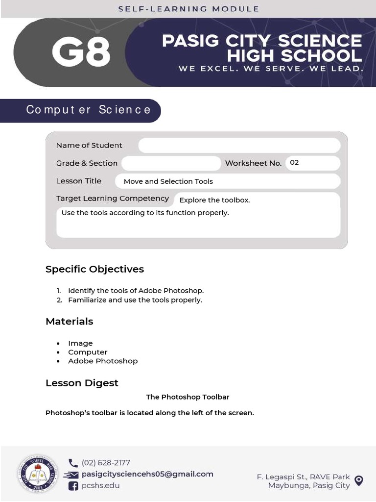 Self Learning Module 2 | PDF | Adobe Photoshop | Shape