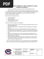 CBLM Lo.1 Eim Ncii | PDF | Personal Protective Equipment | Electrical Wiring