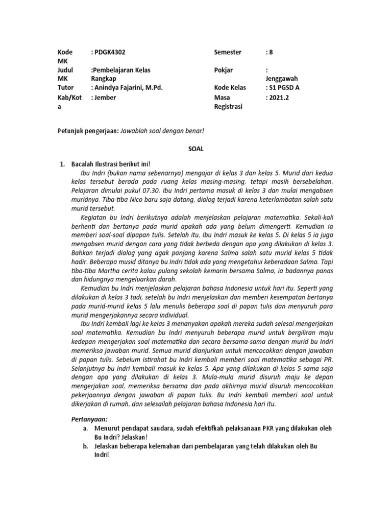 Latihan Soal Hots 2 | PDF