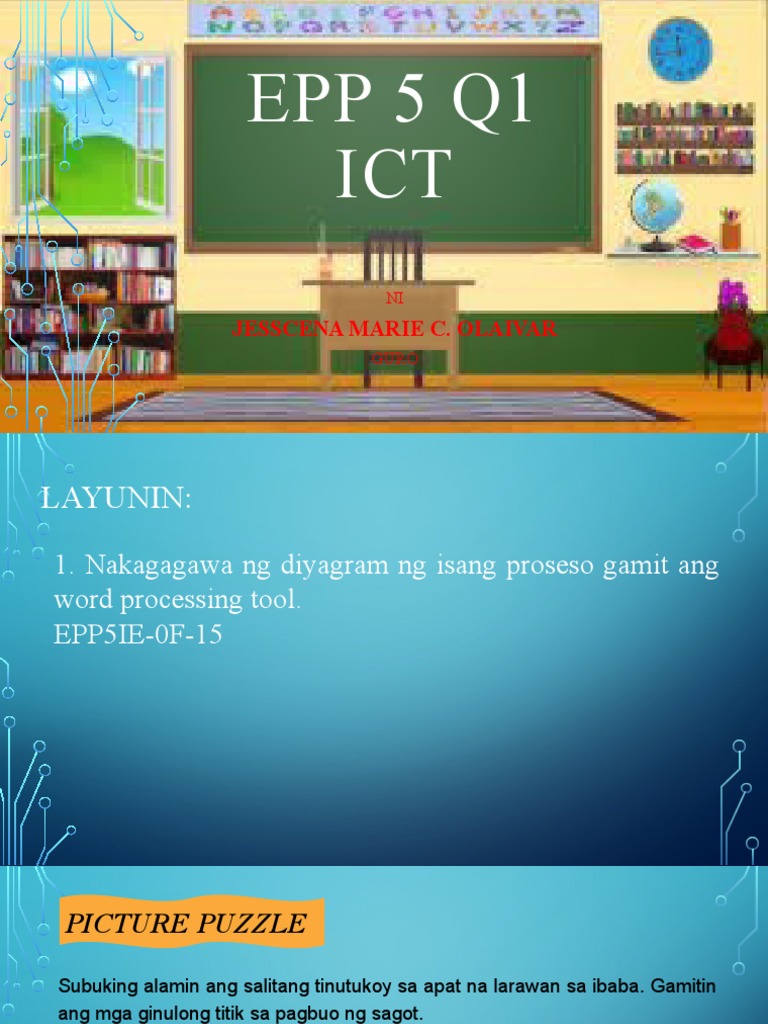 Epp 5 Ict - q1 Linggo 5 | PDF