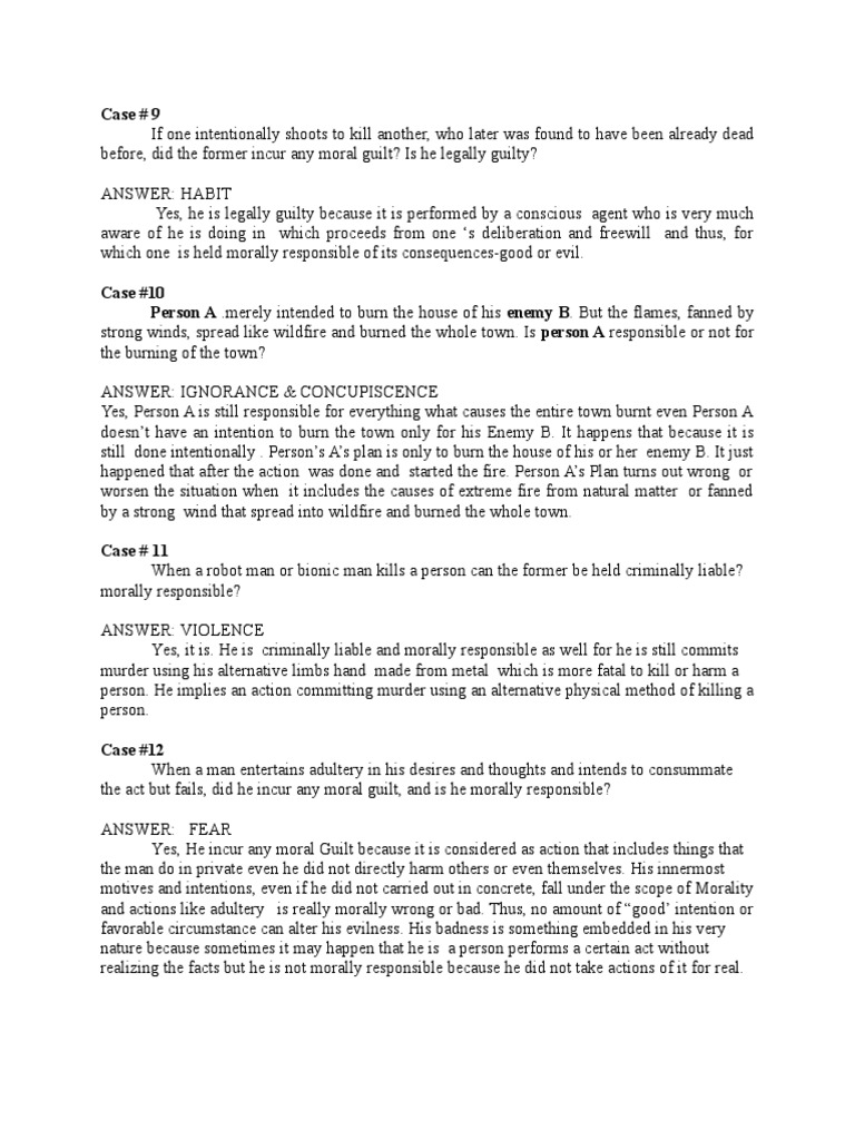 Case # 9 | PDF | Adultery | Guilt (Emotion)