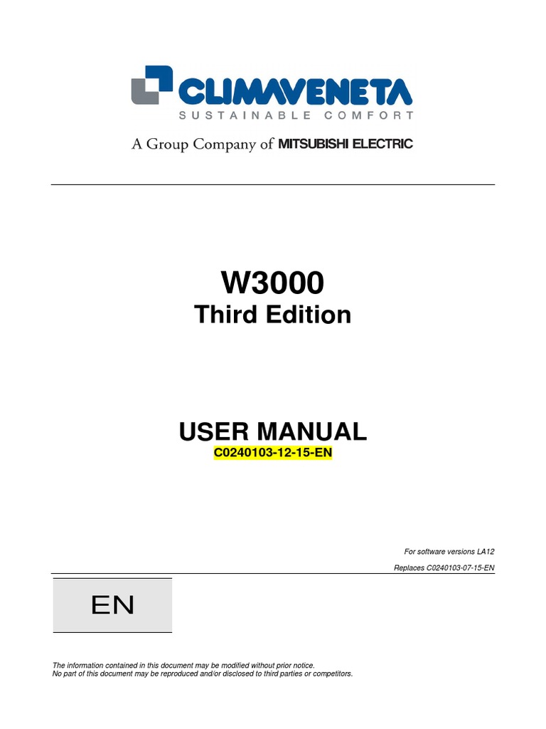 W3000TE User Manual | PDF | Menu (Computing) | Parameter (Computer ...