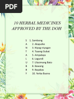 10 Herbal Plants (Halamang Gamot) Approved by The DOH.: Name (Tagalog ...
