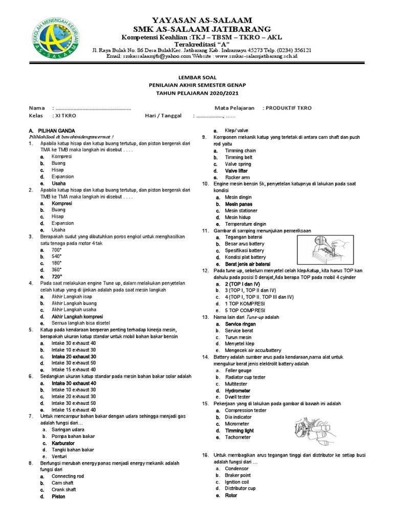 Produktif XI TKRO | PDF