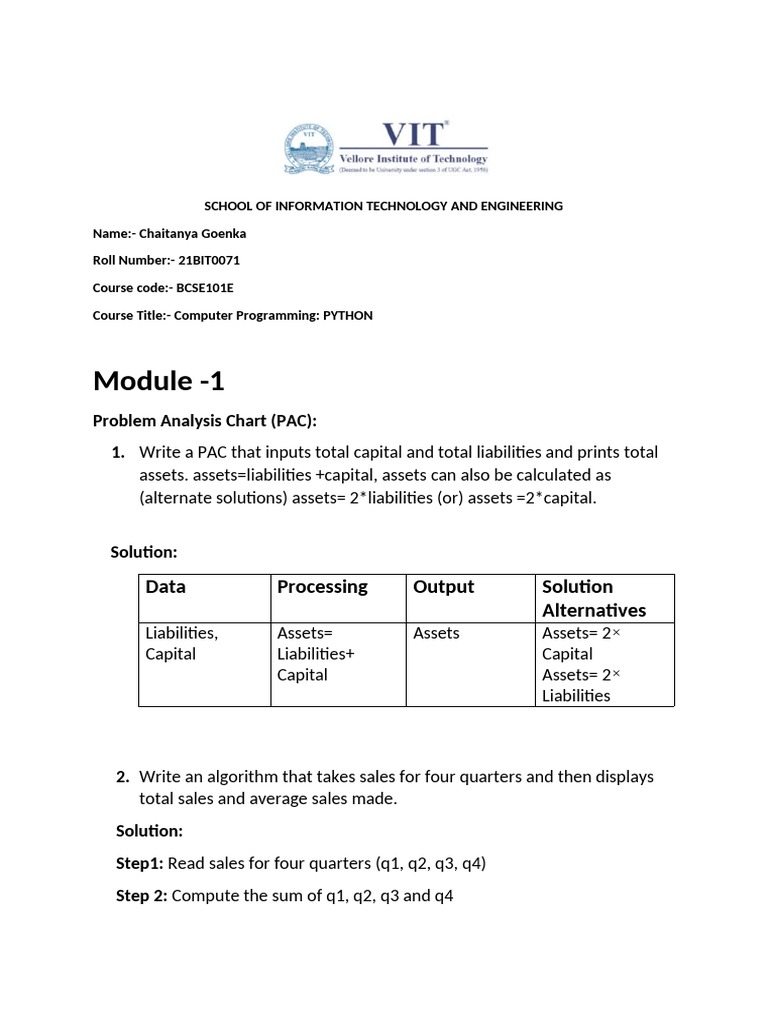 Computer Programing Assignment1 | PDF | Interest | Applied Mathematics