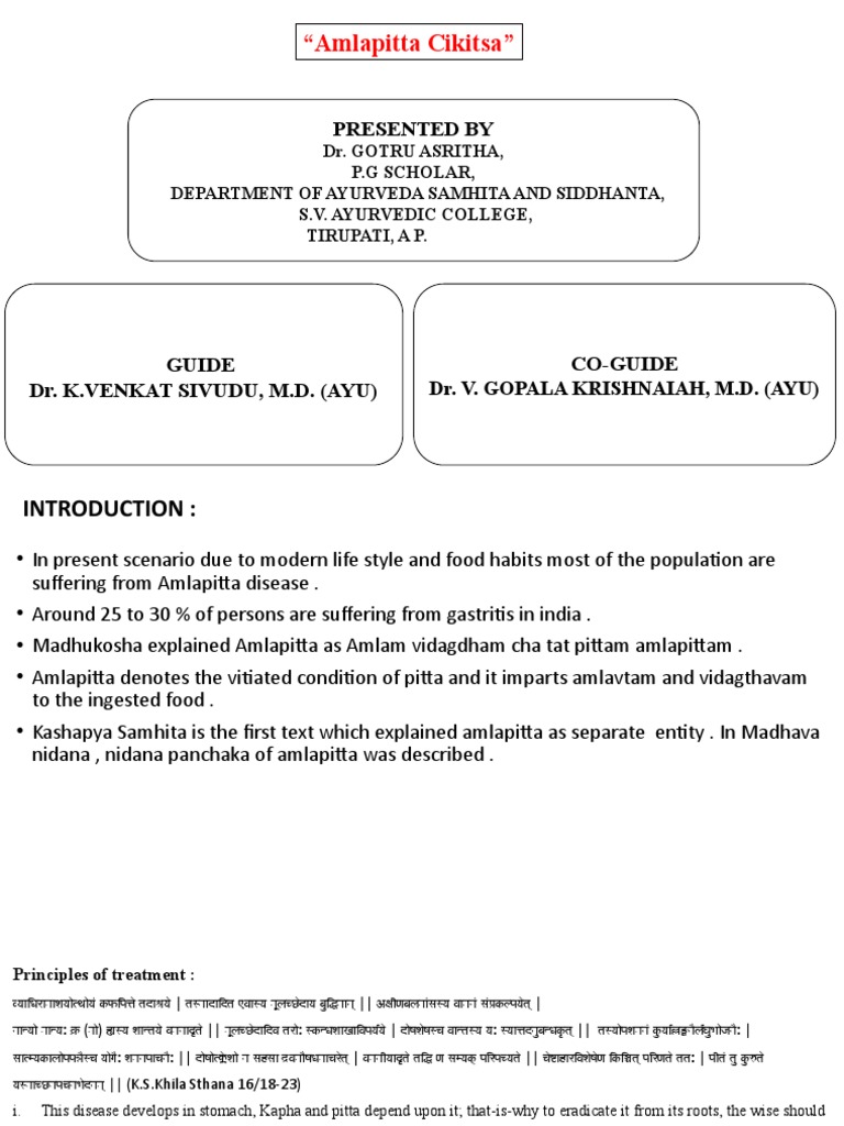 Asri-Amlapitta Cikitsa | PDF | Nonsteroidal Anti Inflammatory Drug | Anti Inflammatory