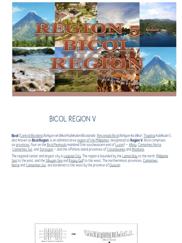 Bicol Regionv | PDF | Weaving | Crafts