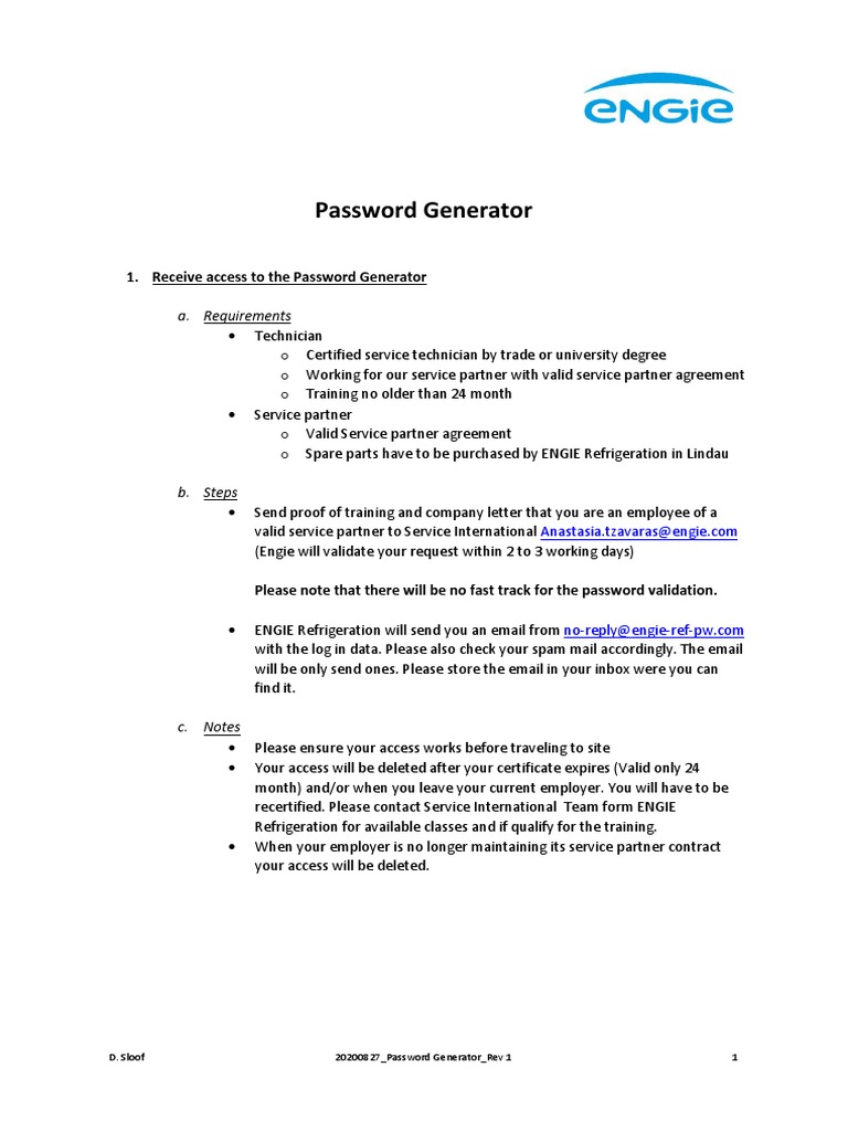 Pasword Generator - Ref 1 | PDF | Password | Login