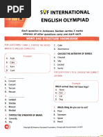 IMO Class 2 Paper - 2015-2016 StudyChaCha | PDF