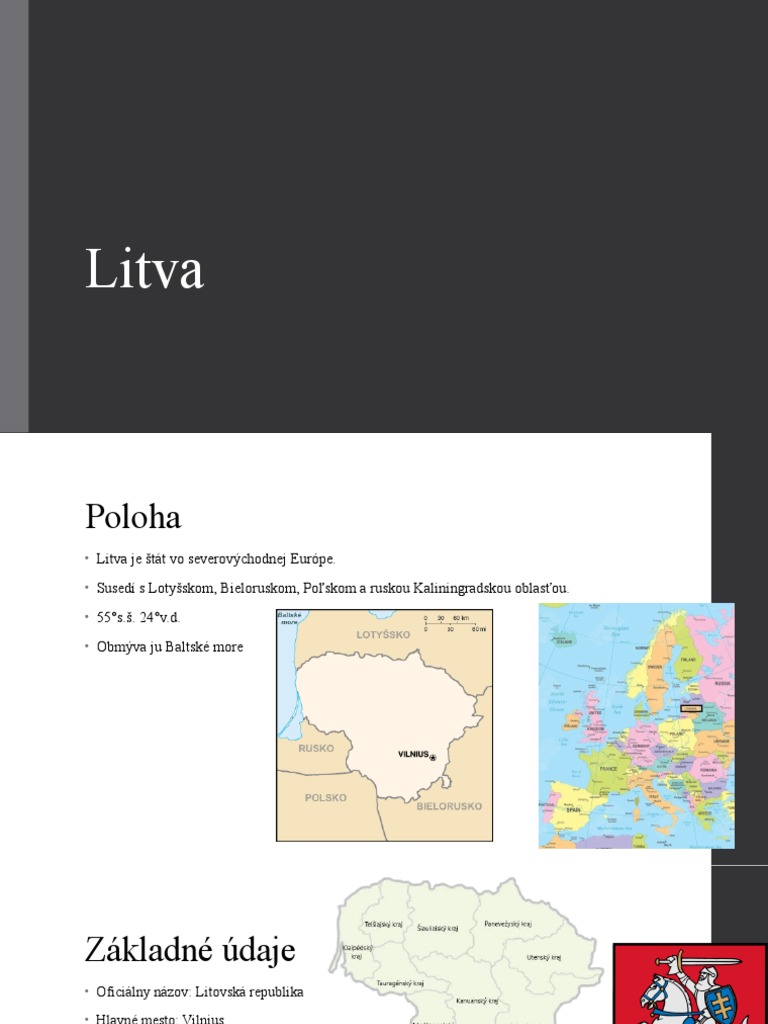 Litva Prezentacia | PDF