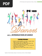 History of Dance | PDF | Dances | Physical Education