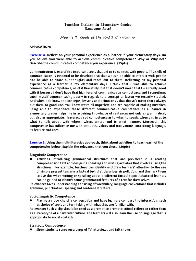 K-12 English Teaching Strategies | PDF | Learning | Competence (Human ...