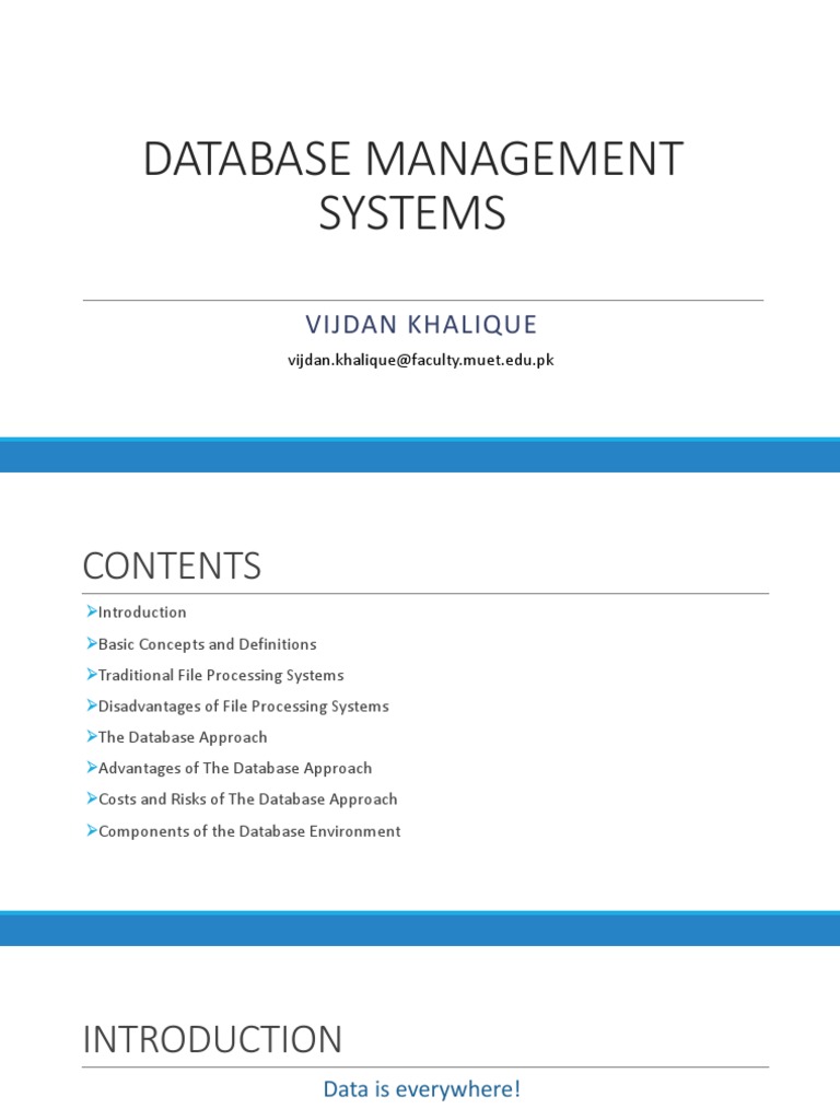 Database Management Systems | PDF | Databases | Computer File