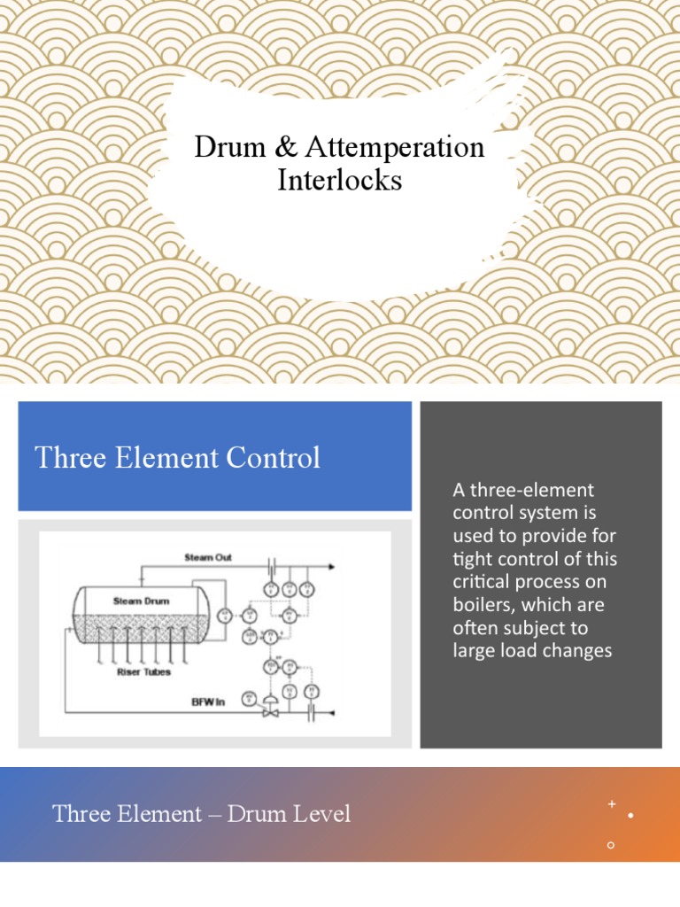 Drum Level & Attemperation | PDF | Steam | Boiler