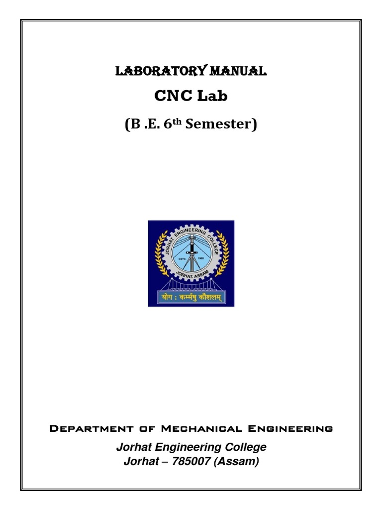 CNC-Lab Mechanical Manual | PDF | Numerical Control | Machining
