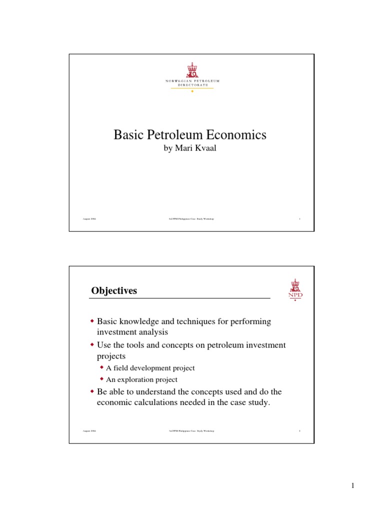 Petroeconomics by VARUN PALIWAL | PDF | Net Present Value | Internal ...
