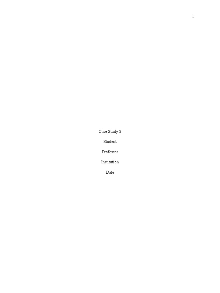 Case Study 8.final | PDF | Cellular Respiration | Adenosine Triphosphate