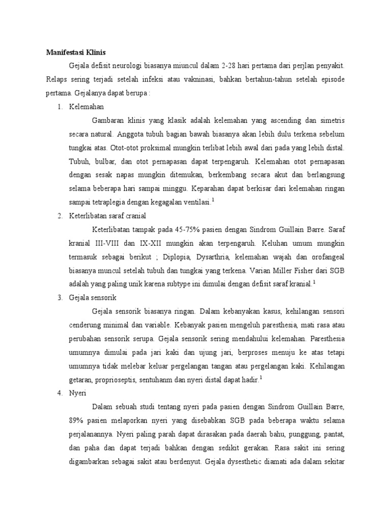 Manifestasi Klinis, Diagnosis | PDF