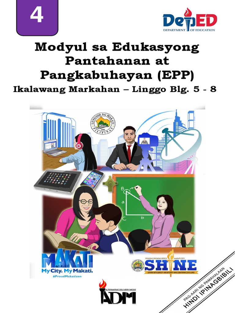 Epp4 Q2 Weeks5to8 Binded Ver1.0 | PDF