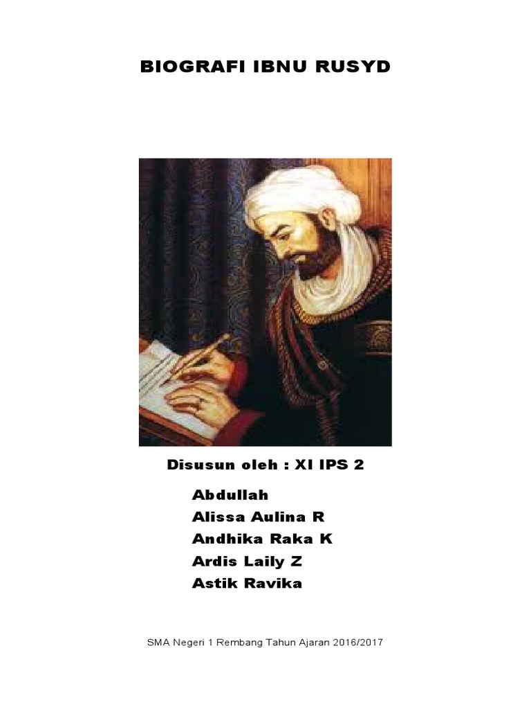 Biografi Ibnu Rusyd | PDF