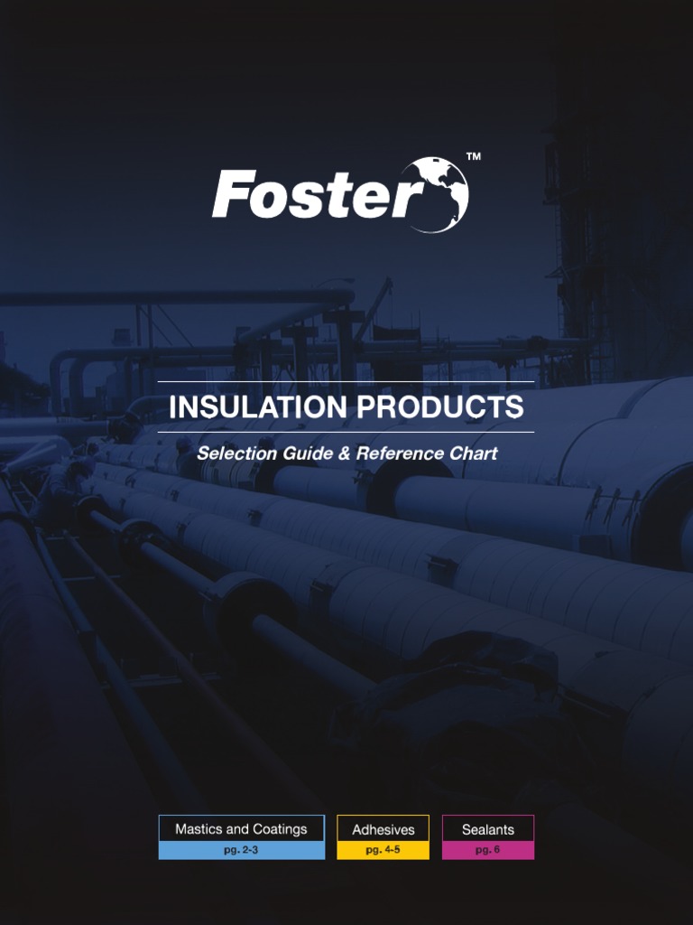 Foster - Insulation Products - Selection Guide and Reference Chart ...