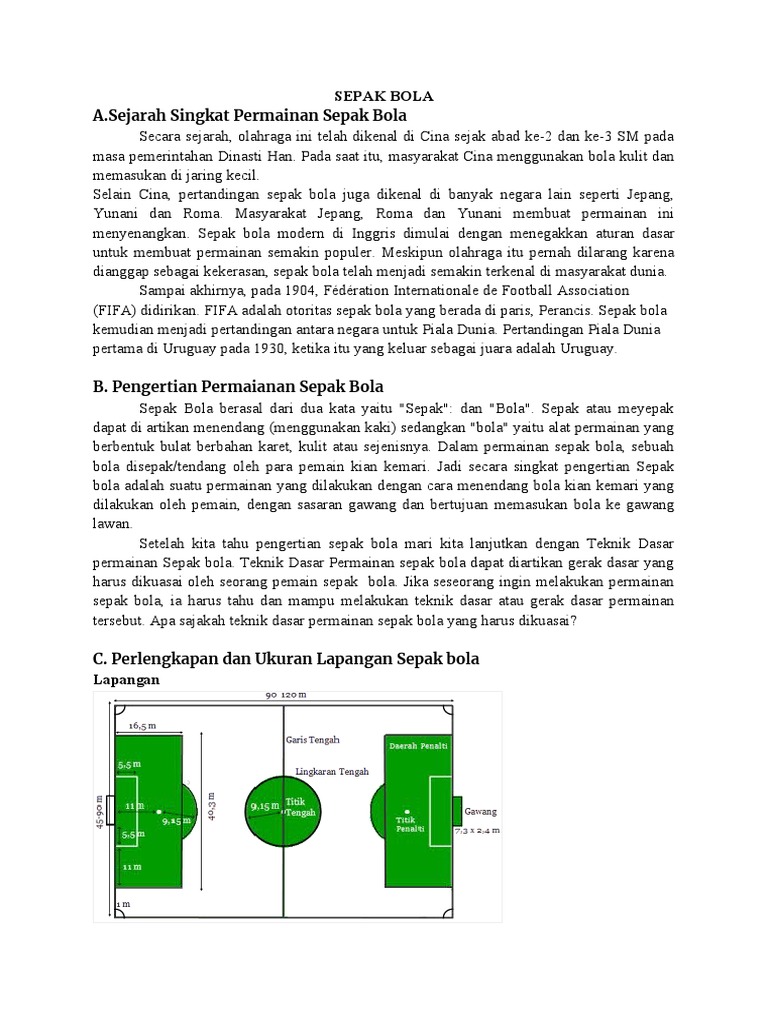 Sepak Bola | PDF