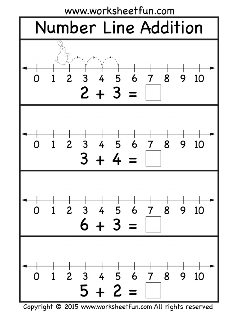 Wfun15 Number Line Addition T4 1 | PDF