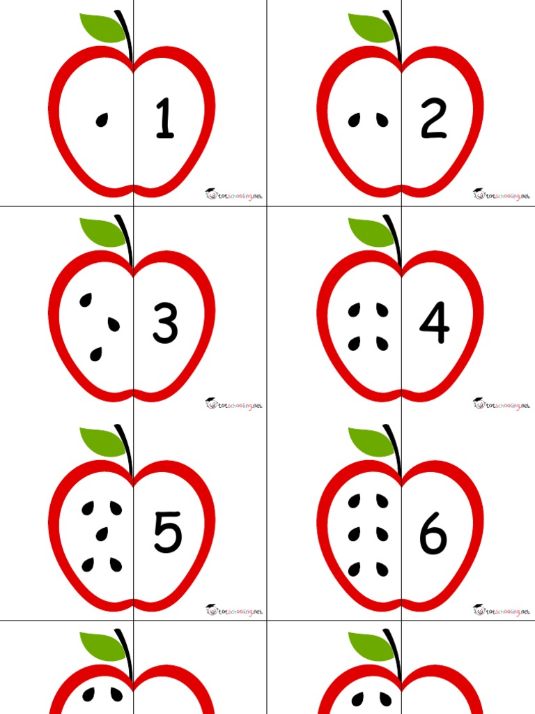 Free - Apple Number Puzzles | PDF | Language Arts & Discipline ...