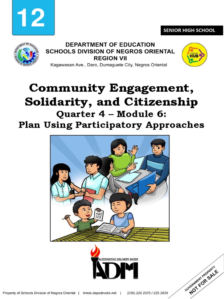 Community Engagement, Solidarity, and Citizenship: Quarter 4 - Module 6 ...