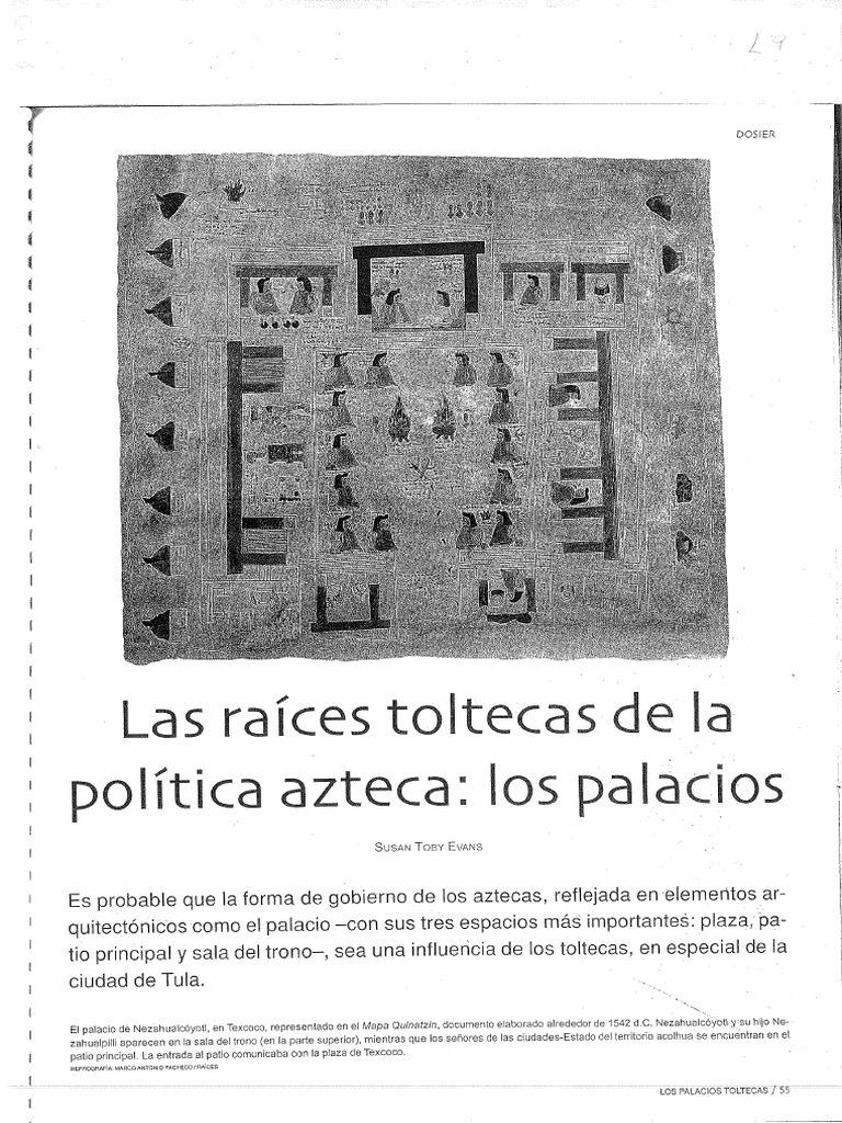 LECTURA 9 - EVANS - Las Raices Toltecas de La Politica Azteca | PDF