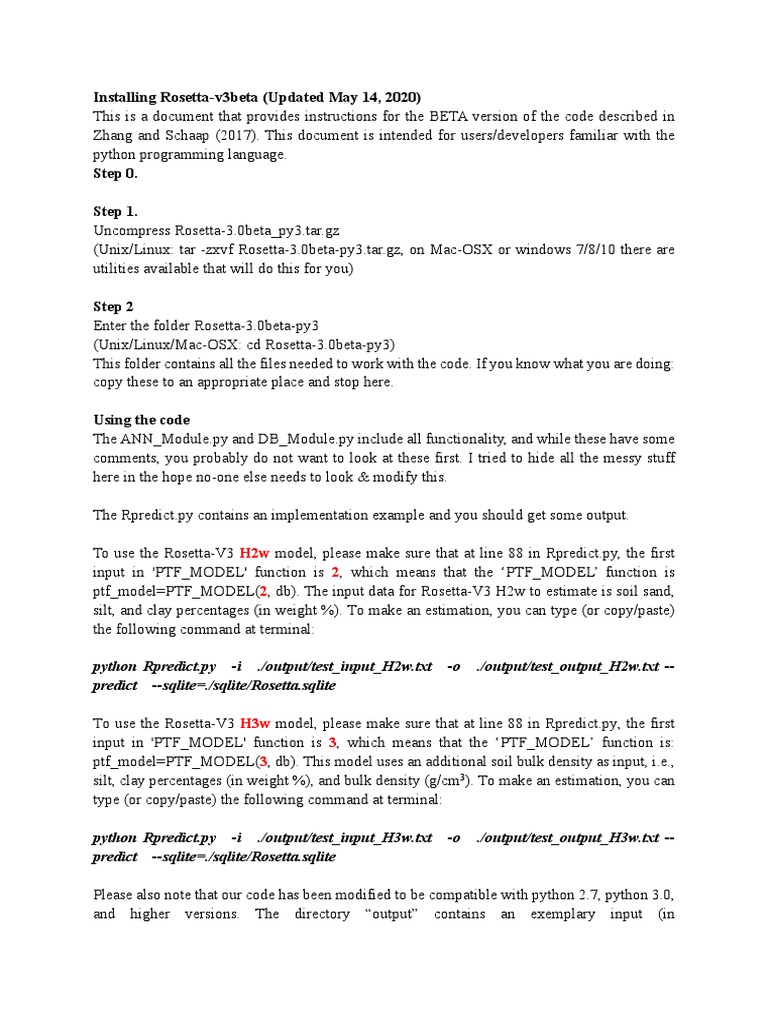 Installing Manual-Py3 | PDF | Input/Output | Text File