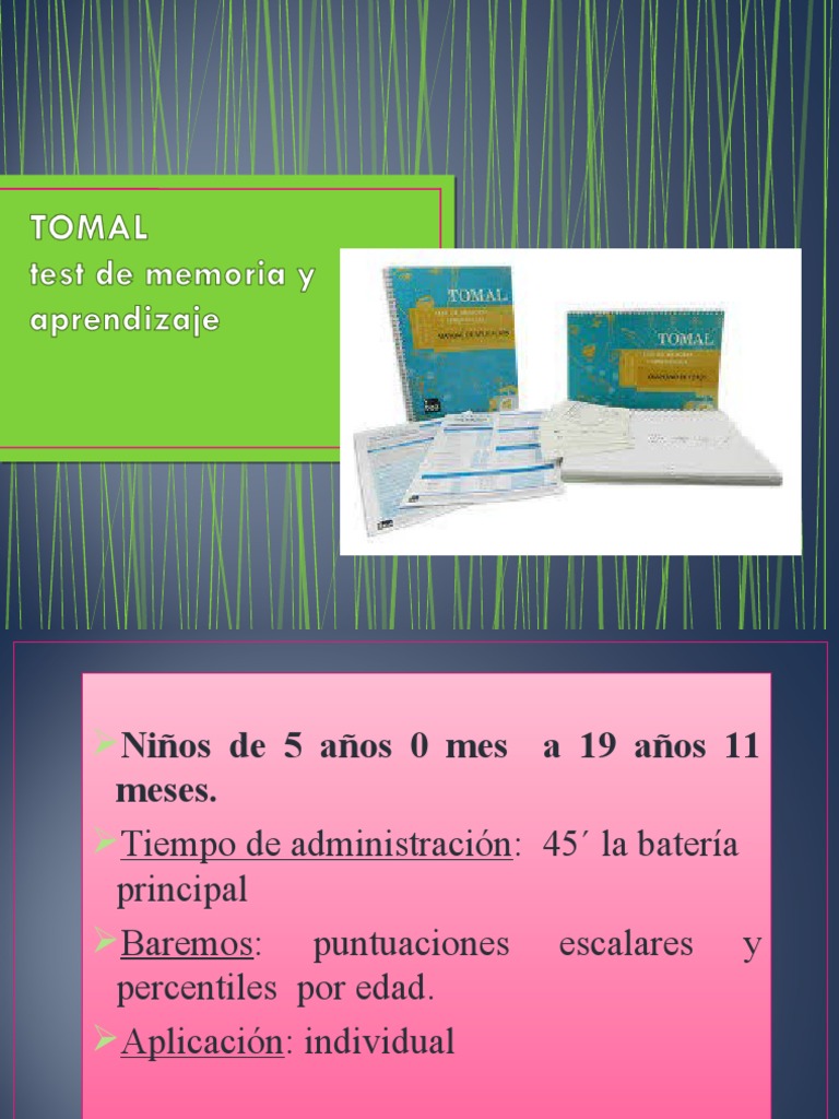 TOMAL | PDF | Memoria | Aprendizaje