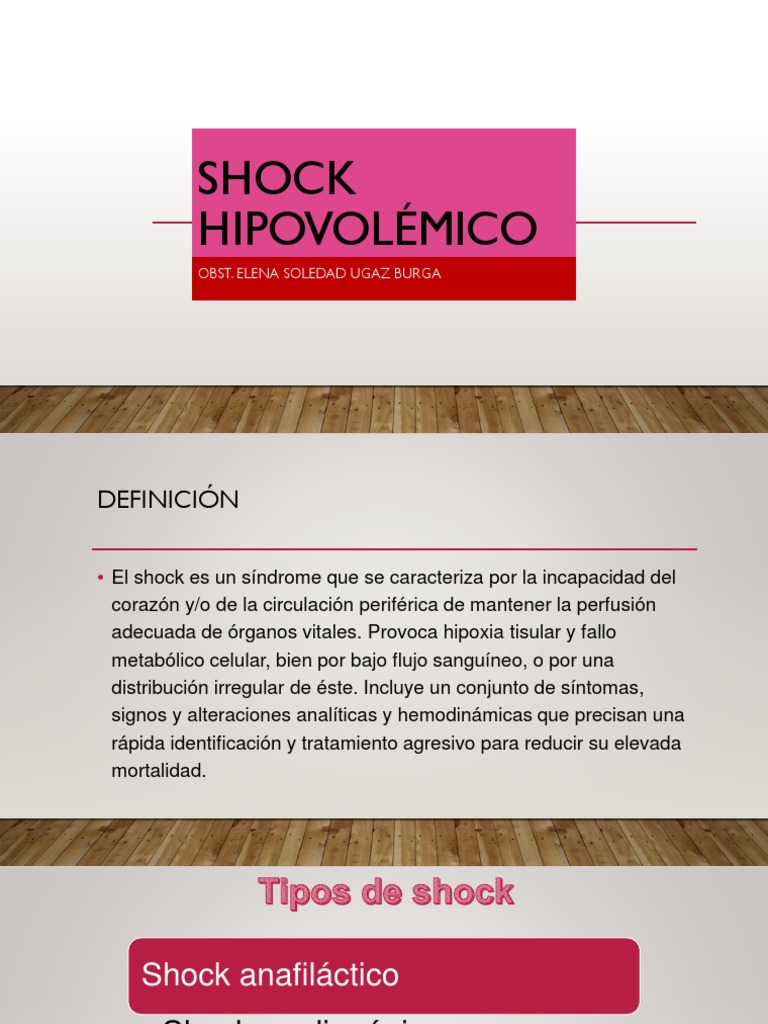 Shock Hipovolémico 2020 | PDF | Corazón | Choque (circulatorio)