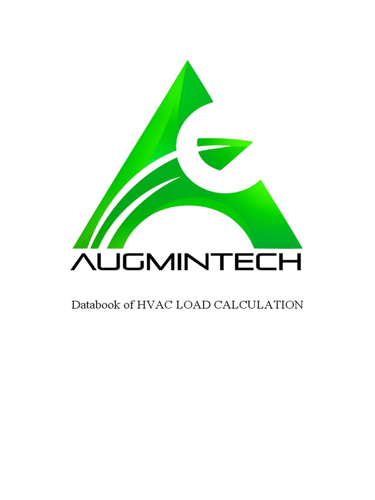 A Comprehensive Guide to HVAC Load Calculations: Tables and Reference ...