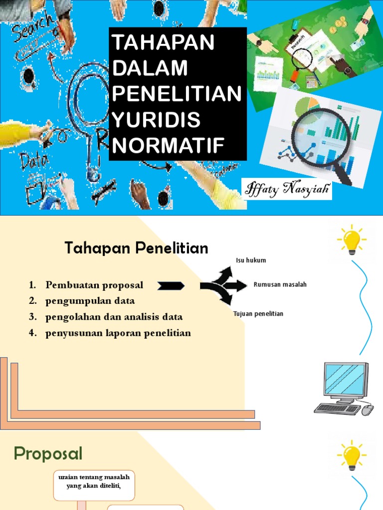Tahapan Penelitian Yuridis Normatif | PDF