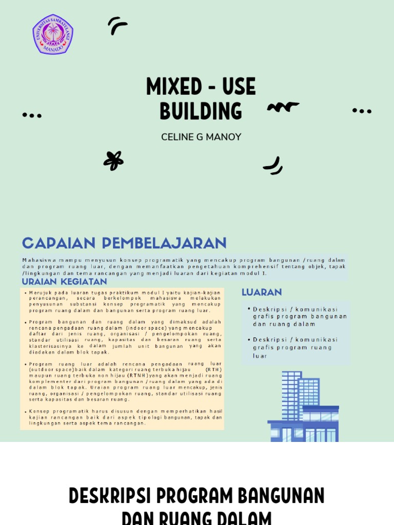 Mixed Use Building Design | PDF | Komputer